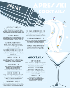 Menus | The Point Patio Bar and Bistro